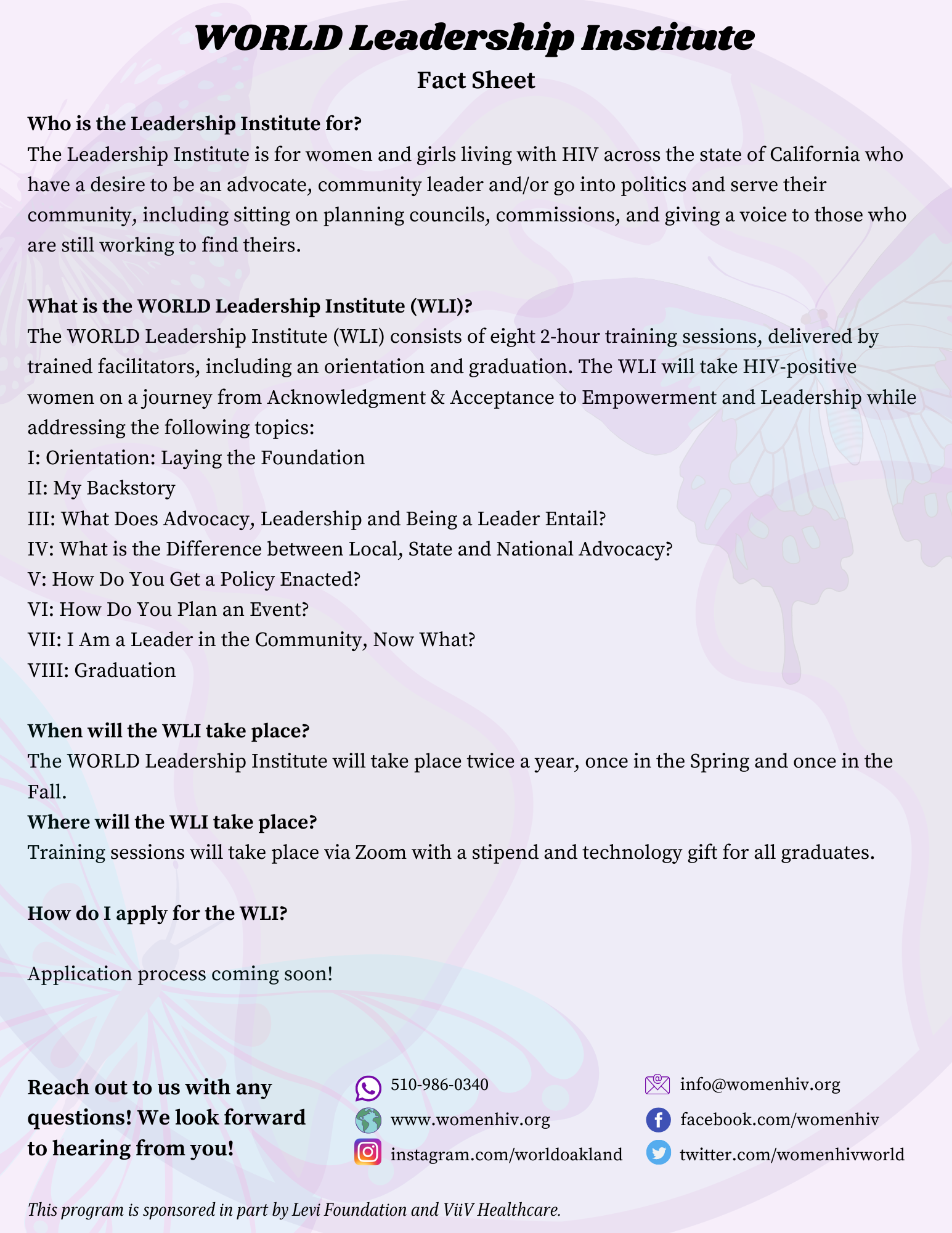 WORLD Leadership Institute - WORLD